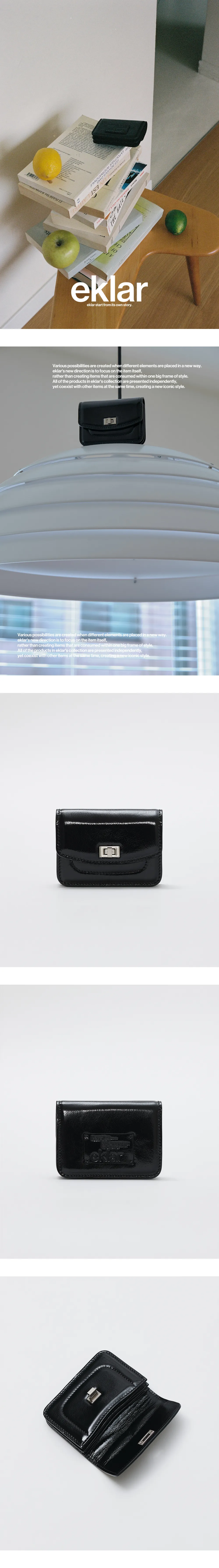 Amber wallet (Black) - 감도 깊은 취향 셀렉트샵 29CM
