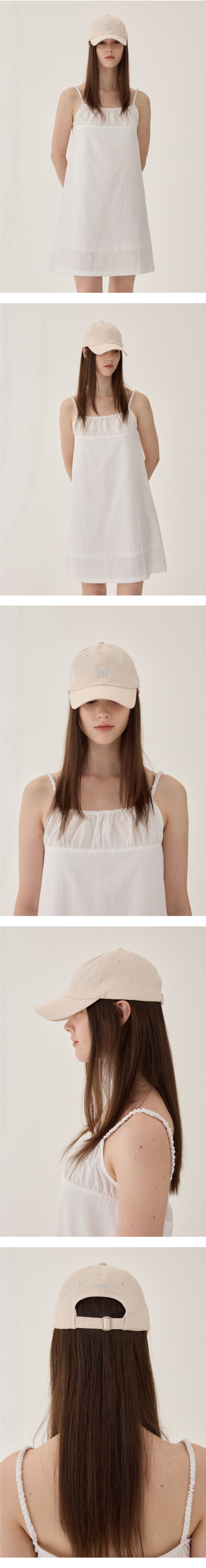 BUTTERFLY BALL CAP_cream - 감도 깊은 취향 셀렉트샵 29CM