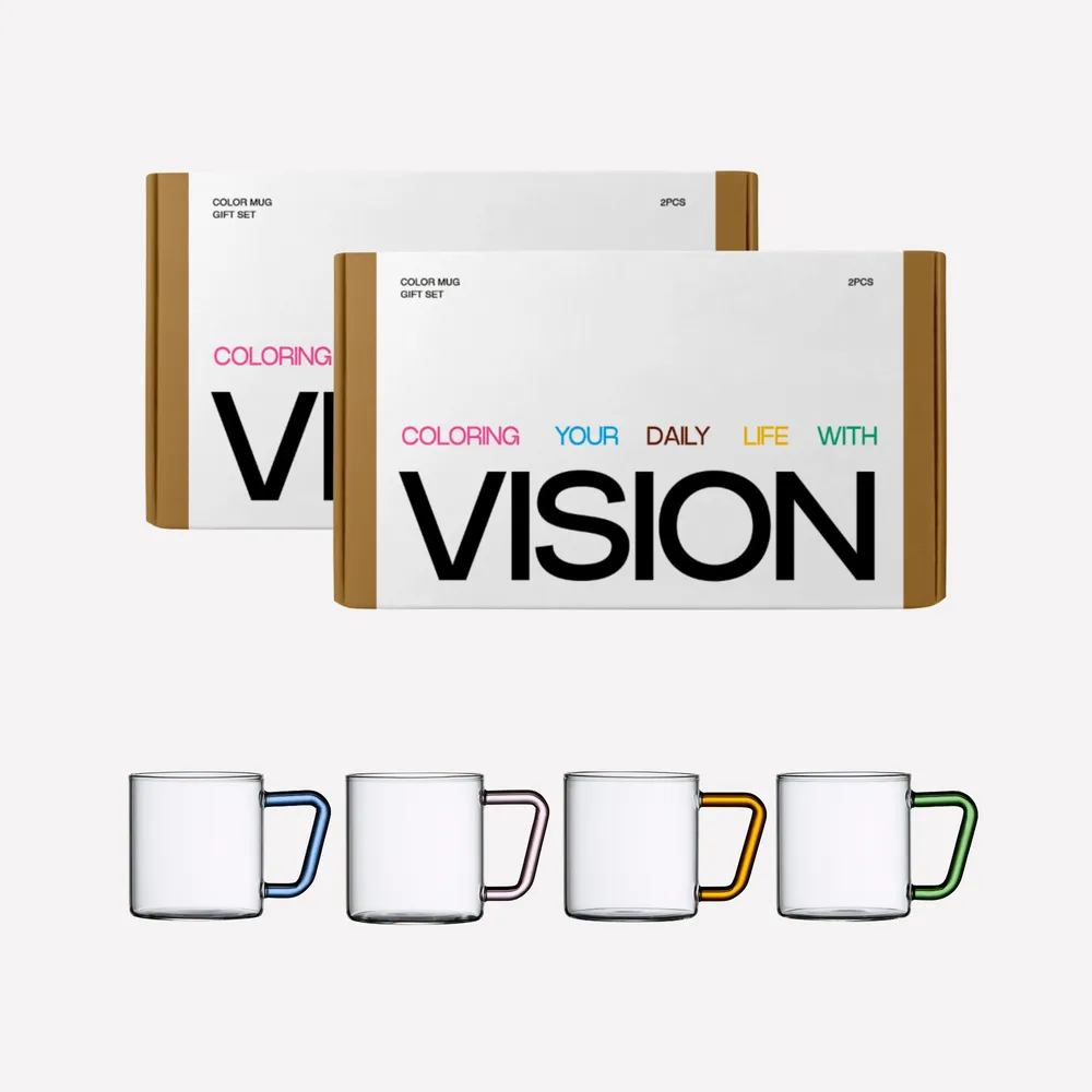 컬러머그컵DW 400ml 선물세트(4P) - 감도 깊은 취향 셀렉트샵 29CM