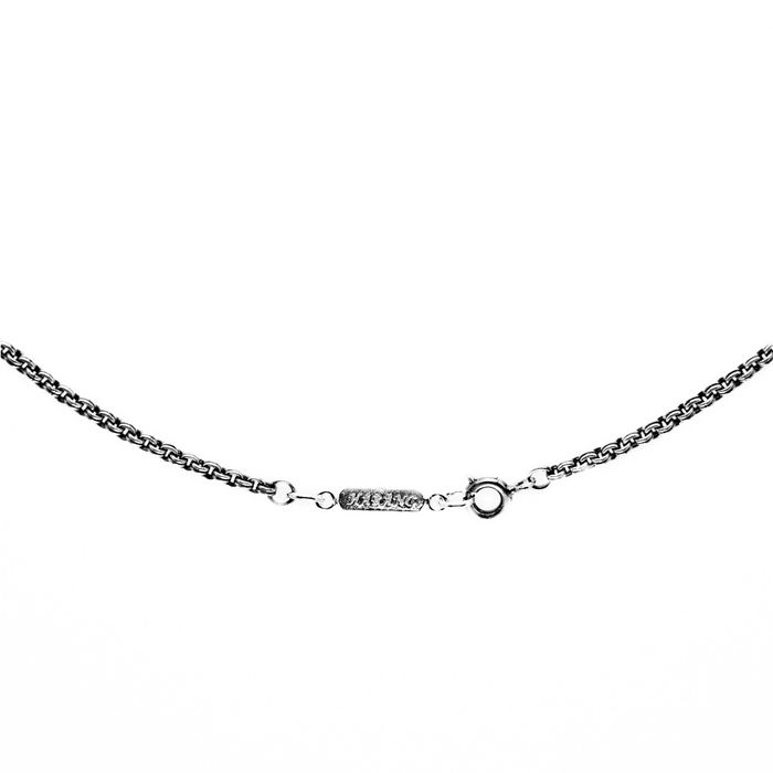 [Bㅁㅁ JungKㅁㅁㅁ 착용] HR 361N_Silver Double Ring Chain Necklace - 감도 깊은 취향 셀렉트샵 29CM