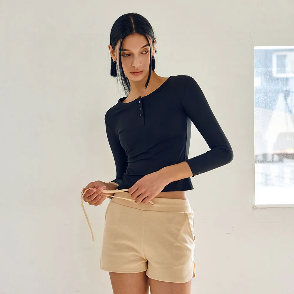 헨리넥 7부 티셔츠 DEVI-T0108-블랙 - 감도 깊은 취향 셀렉트샵 29CM