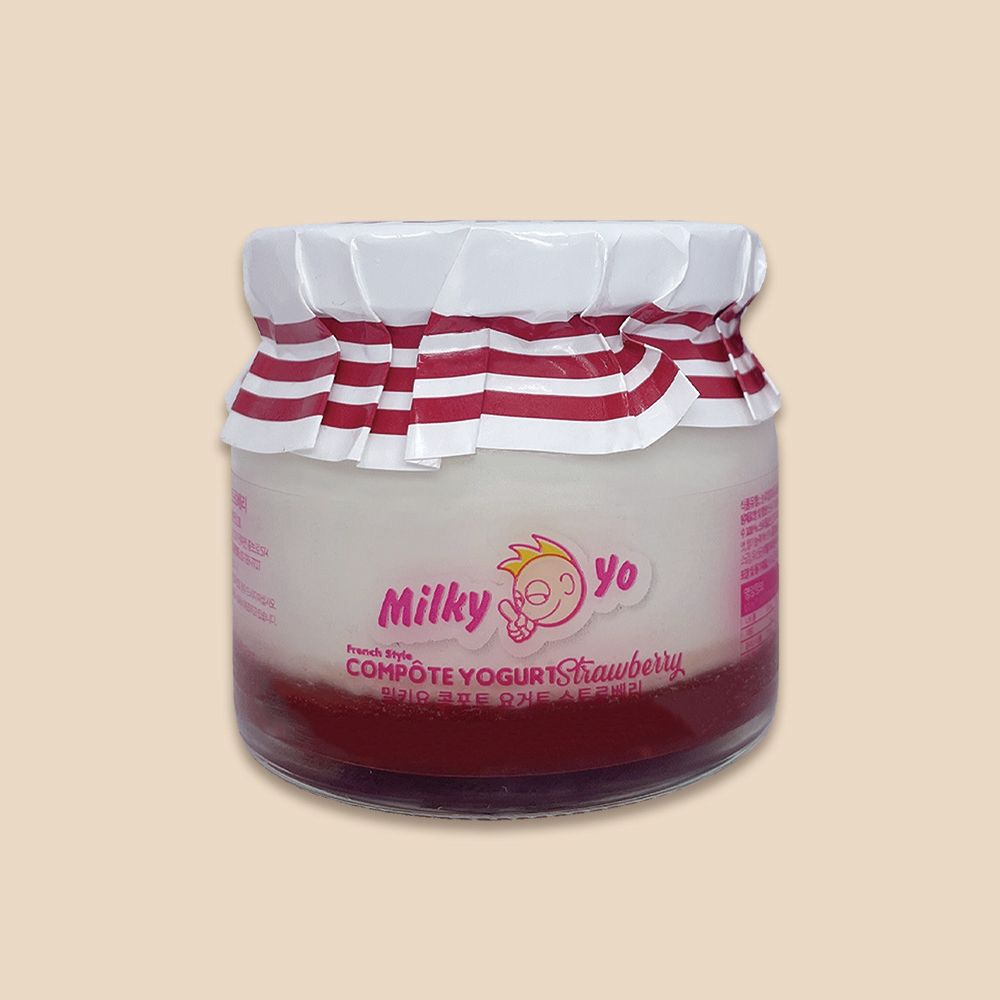[밀키요] 보틀&콩포트 130g 스트로베리 6개입 - 감도 깊은 취향 셀렉트샵 29CM