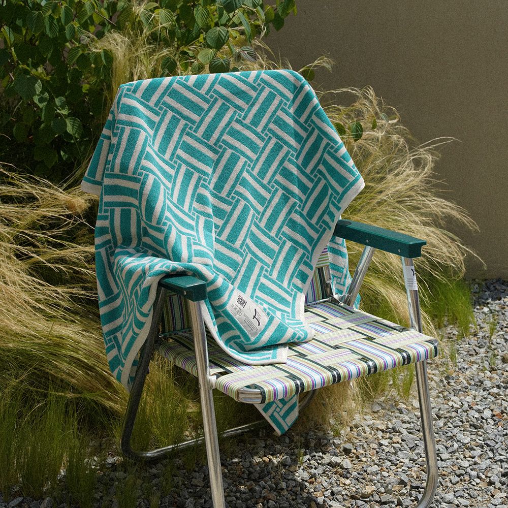 [29CM단독][리미티드][비치1P]익스클루시브 에디션 론체어 타월-피코크그린 - 감도 깊은 취향 셀렉트샵 29CM