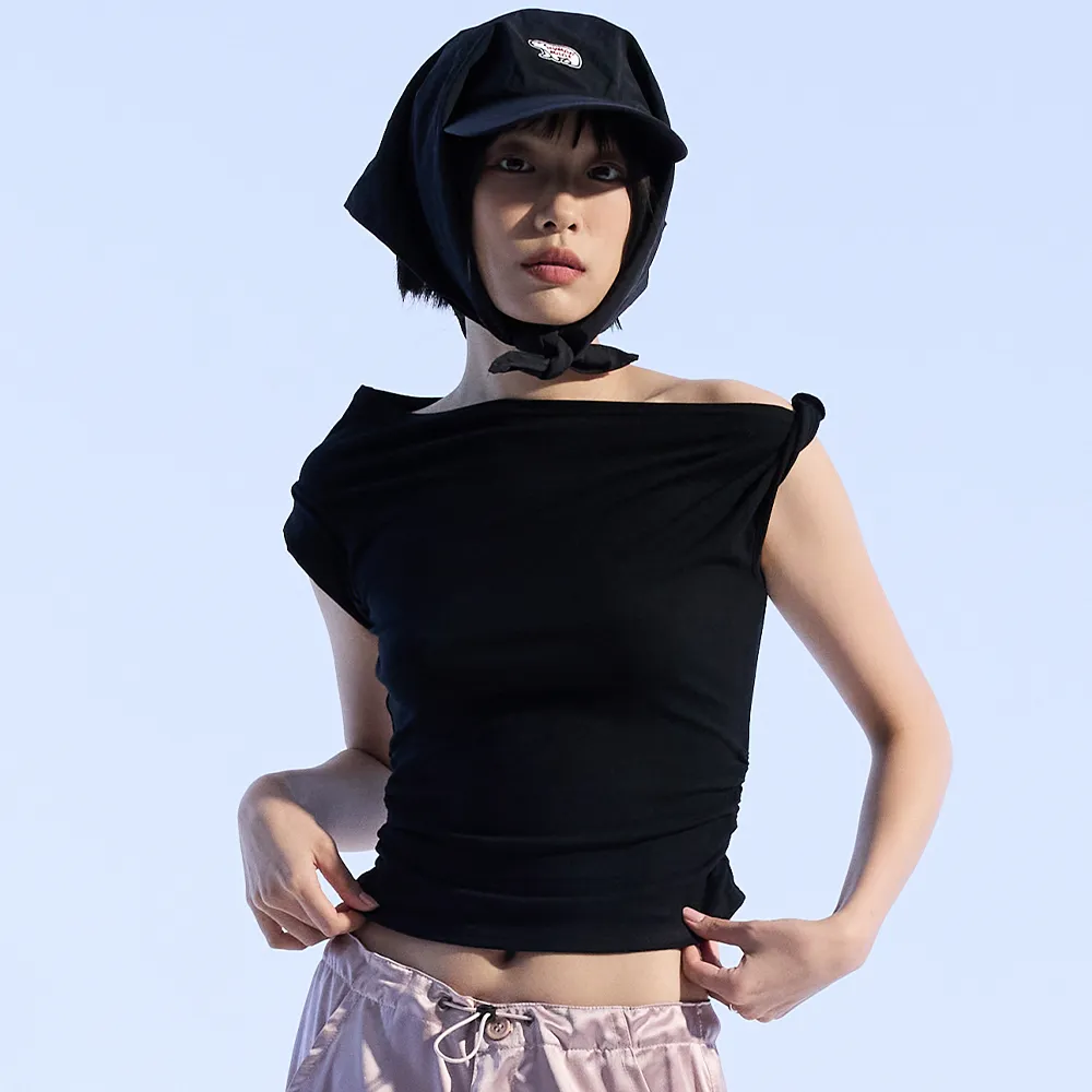 트위스티드 숏 슬리브 (BLACK) - 감도 깊은 취향 셀렉트샵 29CM