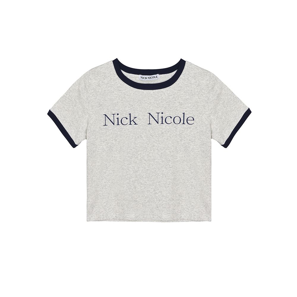NICOLE SIGNATURE RINGER CROP TOP_MELANGE - 감도 깊은 취향 셀렉트샵 29CM