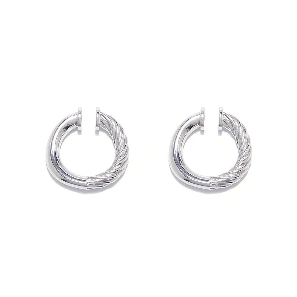 Half & Half Ear Cuff SILVER - 감도 깊은 취향 셀렉트샵 29CM