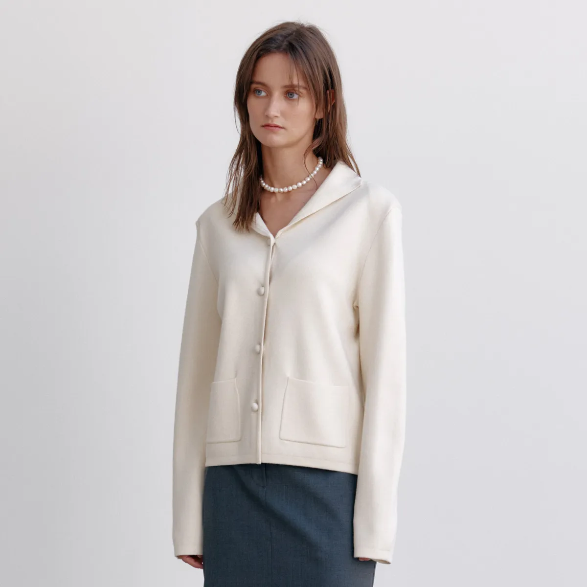 Classic Knit Jacket, Ivory - 감도 깊은 취향 셀렉트샵 29CM