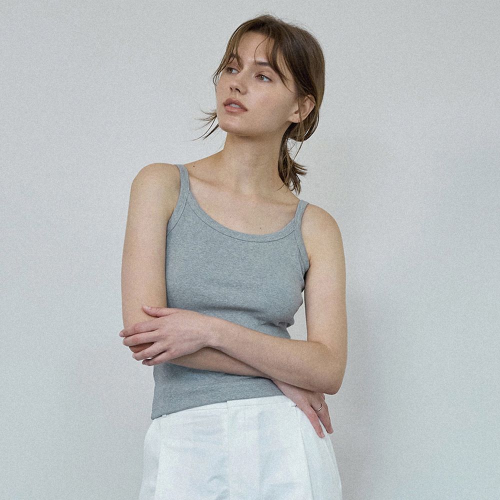 Basic sleeveless top - Gray - 감도 깊은 취향 셀렉트샵 29CM
