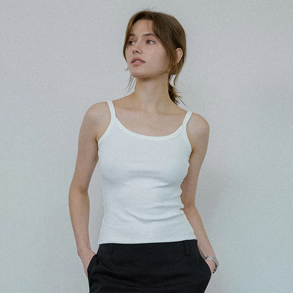 Basic sleeveless top - White - 감도 깊은 취향 셀렉트샵 29CM