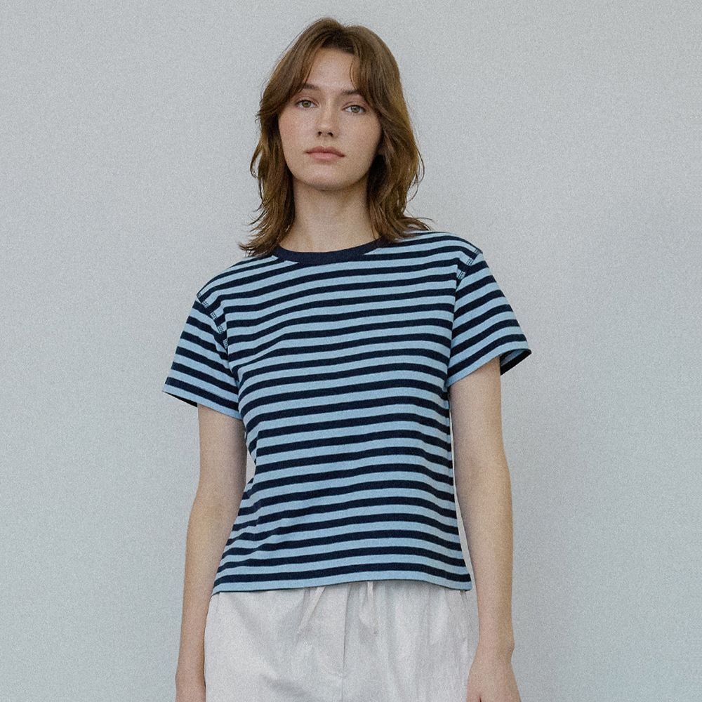 Molly stripe t-shirt - Blue - 감도 깊은 취향 셀렉트샵 29CM