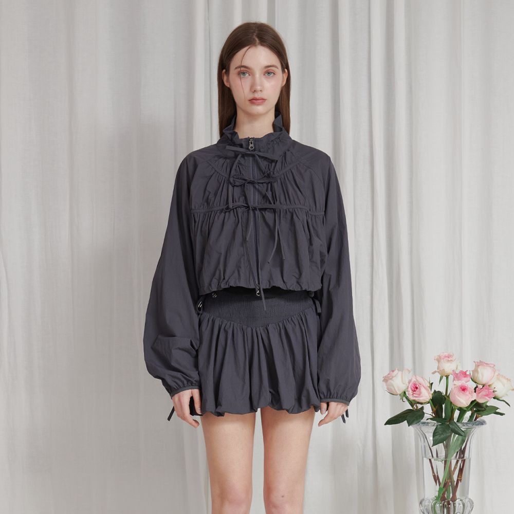 LUCY 2WAY WINDBREAKER charcoal - 감도 깊은 취향 셀렉트샵 29CM