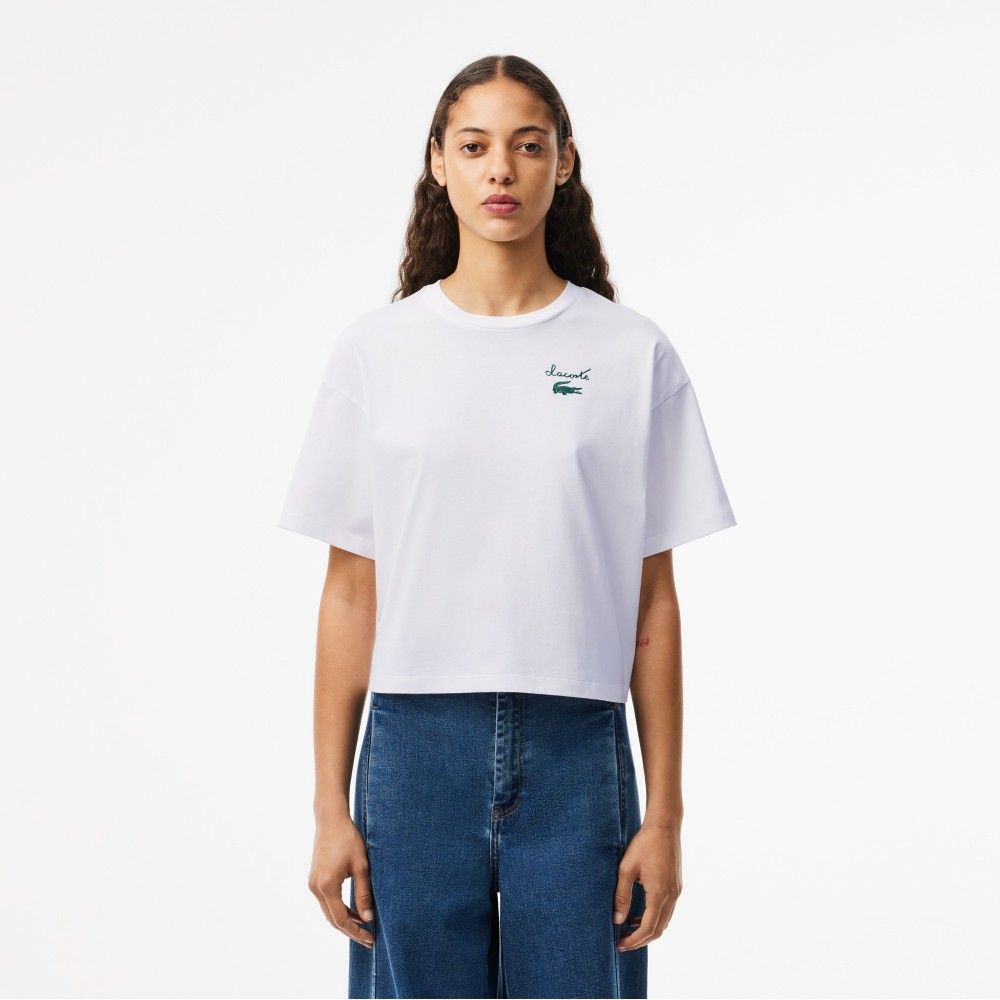 여성 그래픽 포인트 반소매 티셔츠 TF2523-54N 70V - 감도 깊은 취향 셀렉트샵 29CM