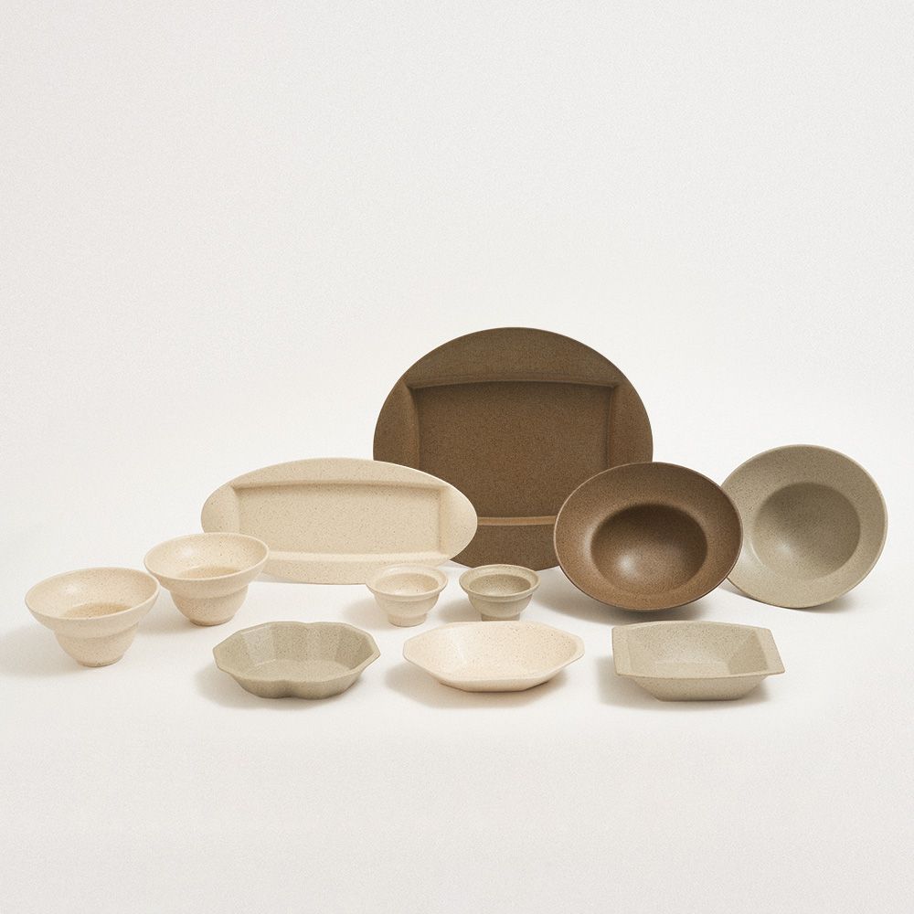 소일 다정한 2인 선물세트(밥그릇2P, 메인볼2P, 소스볼2P, 찬기3P, 대접시1P, 롱접시1P) - 감도 깊은 취향 셀렉트샵 29CM