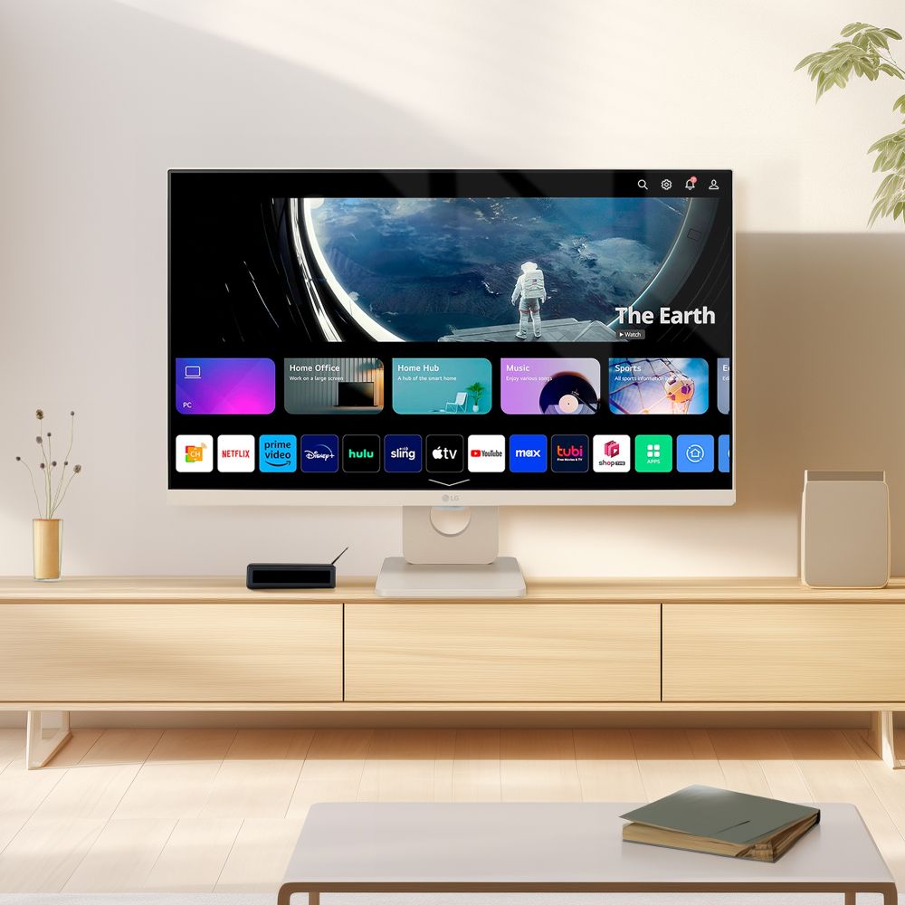 LG전자 27SR50FE 베이지 색상 27인치 스마트모니터 IPTV 신모델 IPS webOS23 MyView 에어플레이 미러링 OTT - 감도 깊은 취향 셀렉트샵 29CM