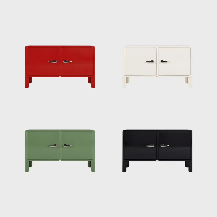철제 보관함 금고 안방 침대 협탁 2도어 로우 캐비닛 4colors - 감도 깊은 취향 셀렉트샵 29CM