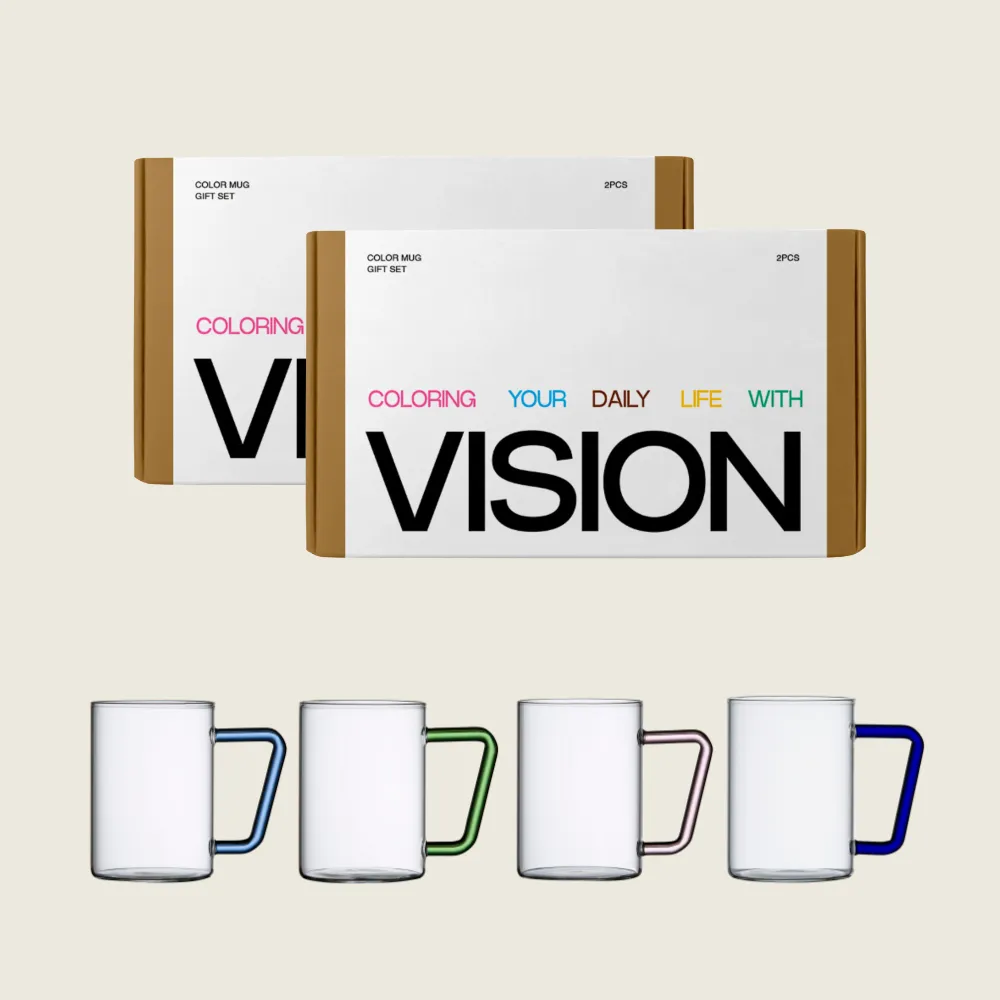 컬러머그컵GD 500ml 선물세트(4P) - 감도 깊은 취향 셀렉트샵 29CM