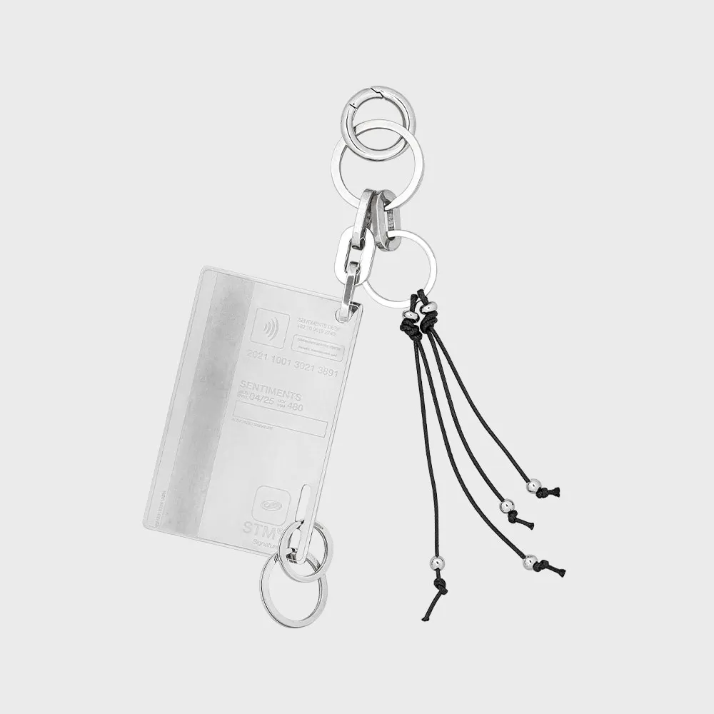NO.526 [SILVER] STM SILVER CARD KEY RING - 감도 깊은 취향 셀렉트샵 29CM