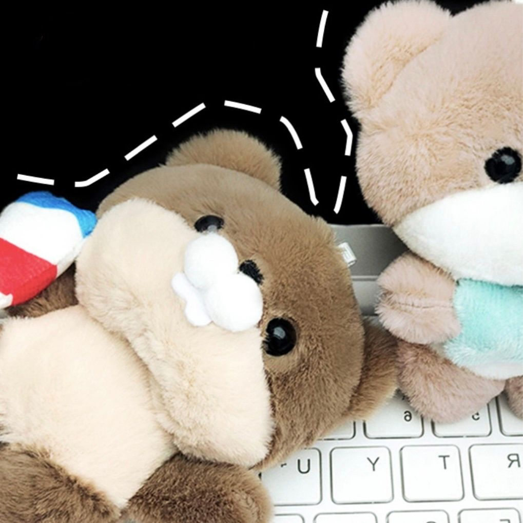 bookaz 비버 수달 키링 미니 인형 가방고리 열쇠고리 선물 - 감도 깊은 취향 셀렉트샵 29CM