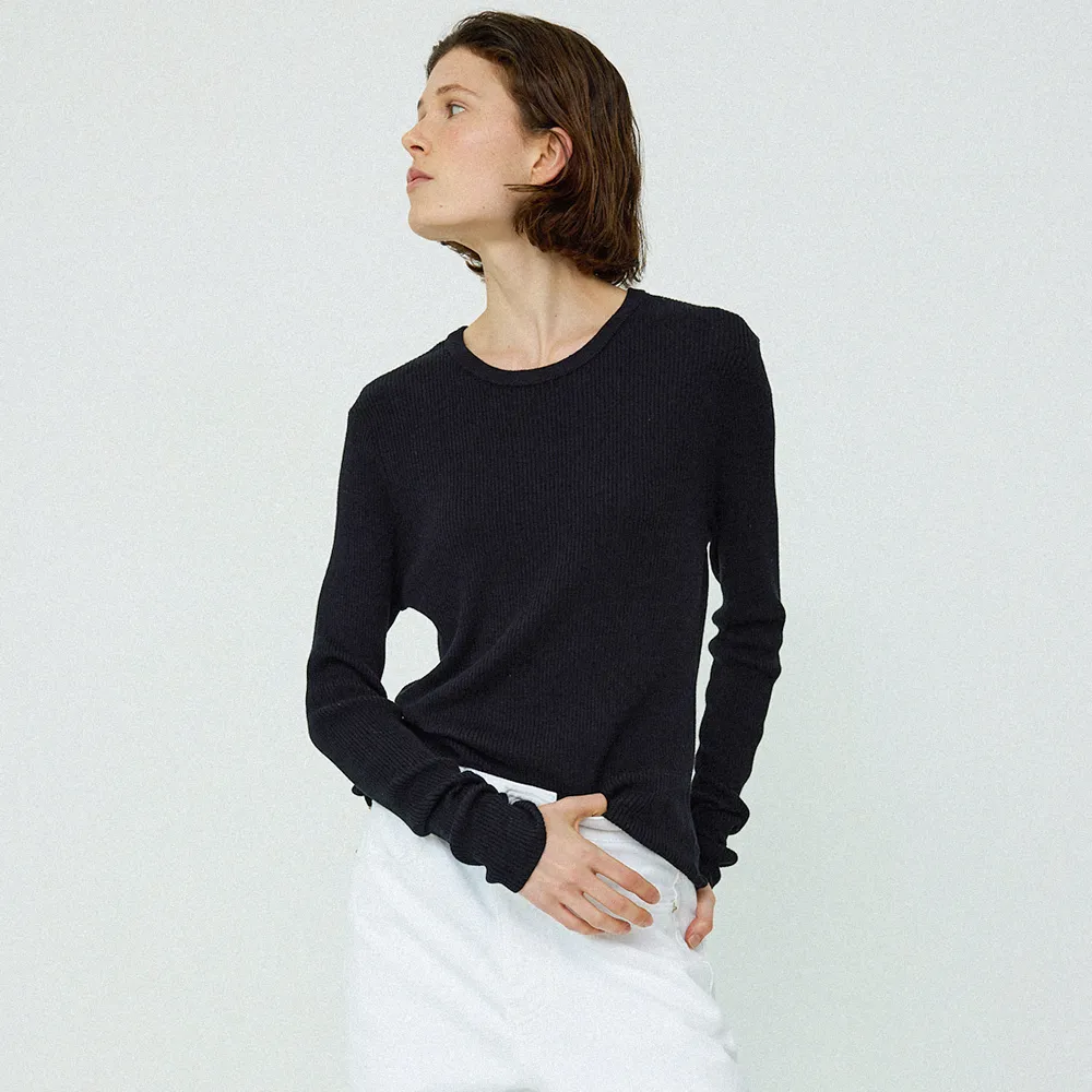 [3rd] Leau classic knit_black - 감도 깊은 취향 셀렉트샵 29CM