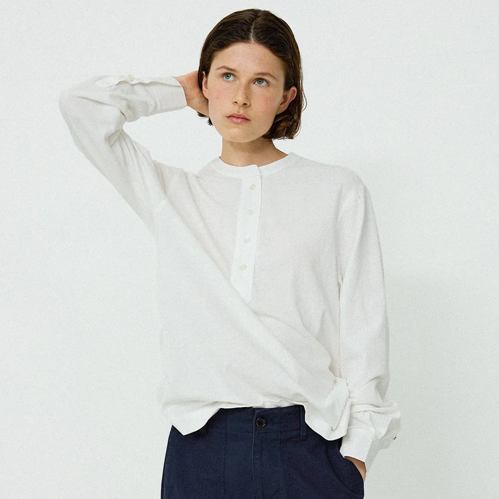 Philip henley t-shirt_white - 감도 깊은 취향 셀렉트샵 29CM