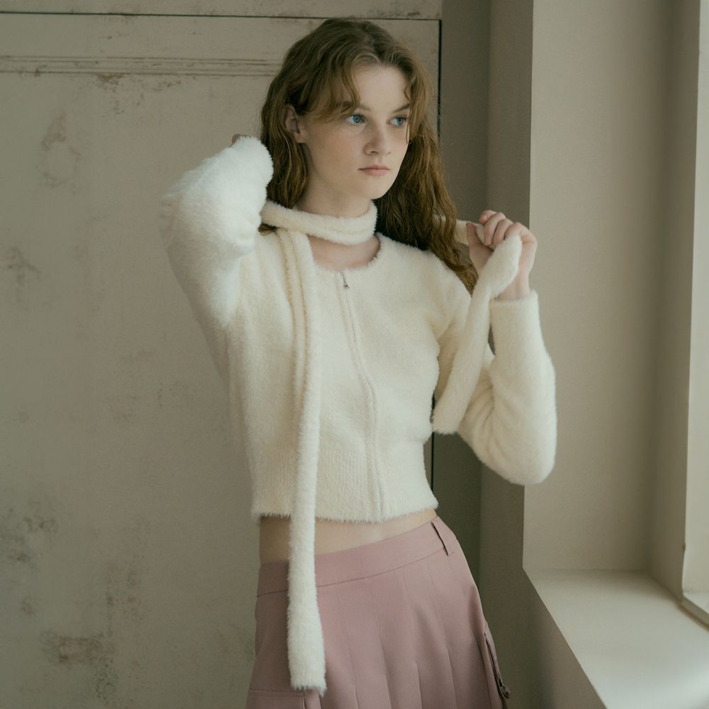 146 baby muffler knit set (ivory) - 감도 깊은 취향 셀렉트샵 29CM