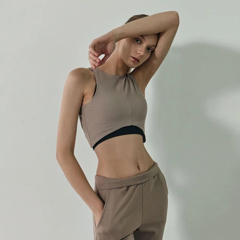 미니 립 탱크탑 DEVI-TS0048-코코아 - 감도 깊은 취향 셀렉트샵 29CM