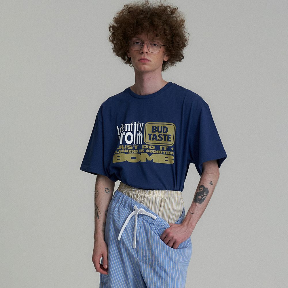 Identity Addiction T-Shirt - Royal Blue - 감도 깊은 취향 셀렉트샵 29CM