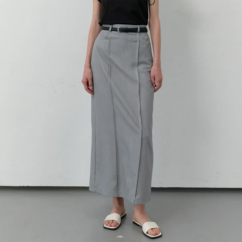 Nuel H-line skirt gray - 감도 깊은 취향 셀렉트샵 29CM