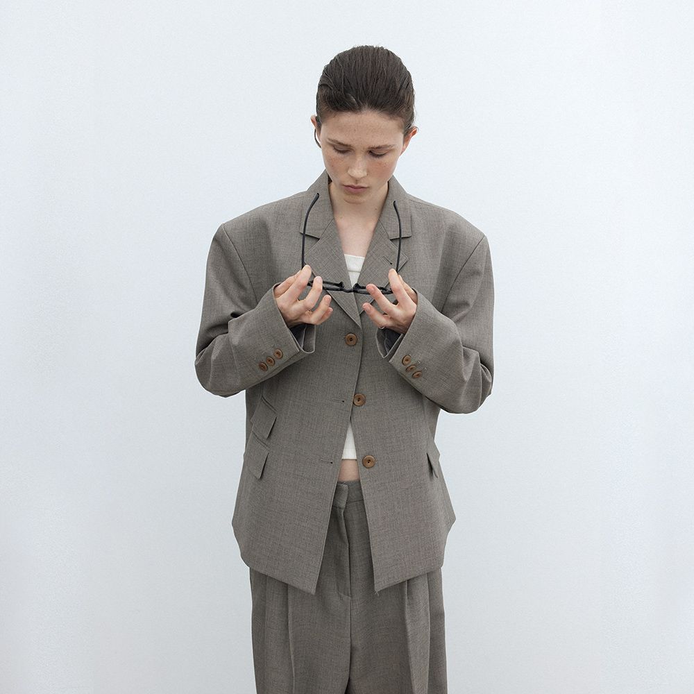 simon wool jacket - khaki beige - 감도 깊은 취향 셀렉트샵 29CM