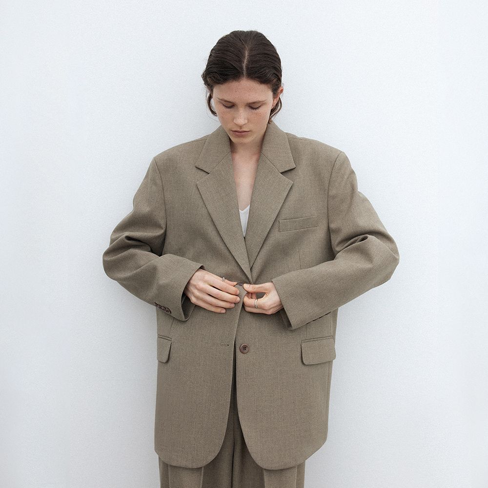 over single jacket - bokashi beige - 감도 깊은 취향 셀렉트샵 29CM
