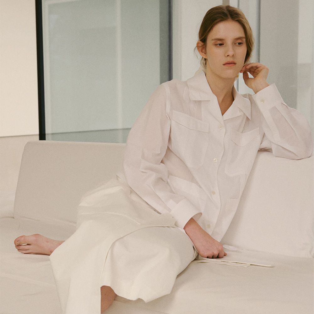 Pintuck Shirt White - 감도 깊은 취향 셀렉트샵 29CM