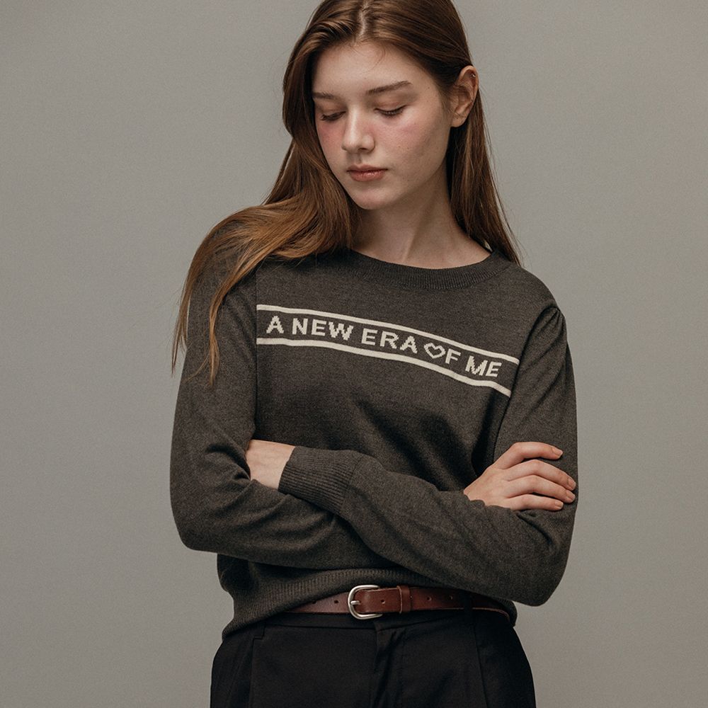 New era lettering puff pullover knit - 감도 깊은 취향 셀렉트샵 29CM
