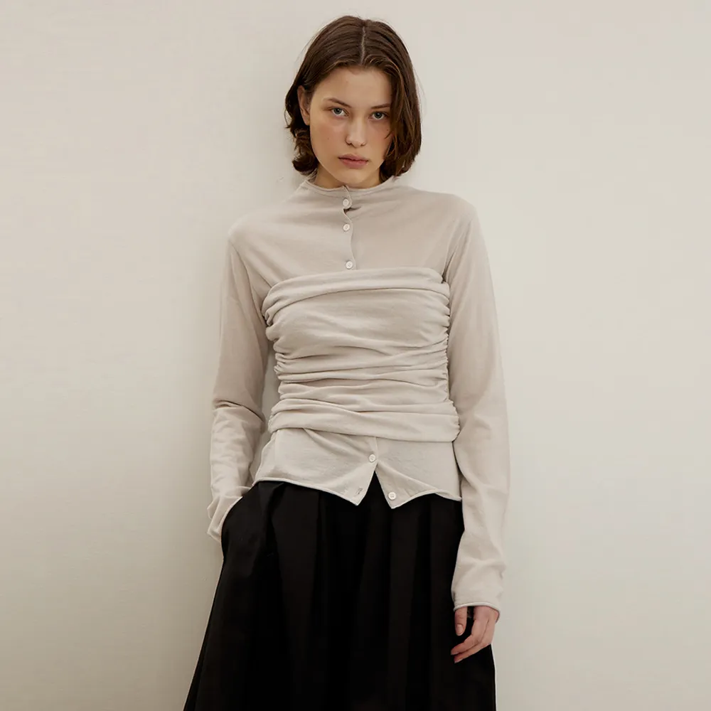 Bustier Wool Cardigan Set, Light Grey - 감도 깊은 취향 셀렉트샵 29CM