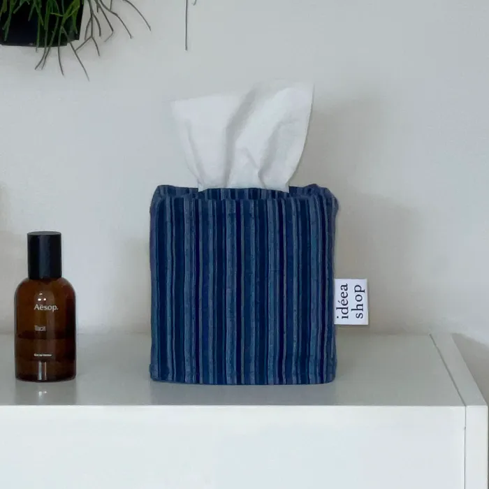 Denim tissue case - deep blue(m) 티슈케이스 - 감도 깊은 취향 셀렉트샵 29CM