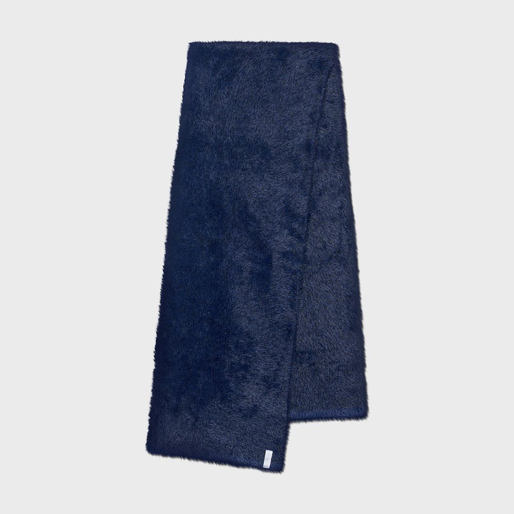 HAIRY KNIT MUFFLER - DARK NAVY - 감도 깊은 취향 셀렉트샵 29CM