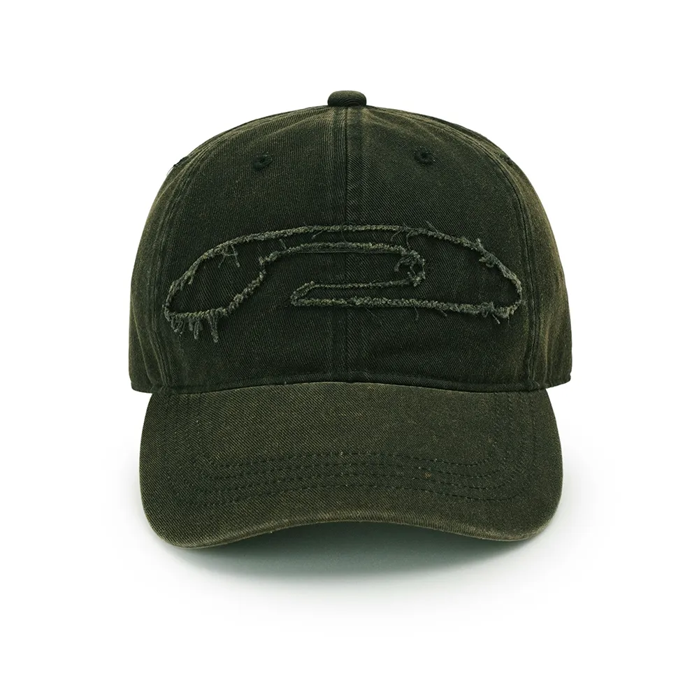 Vintage Applique Logo Ball Cap Black - 감도 깊은 취향 셀렉트샵 29CM