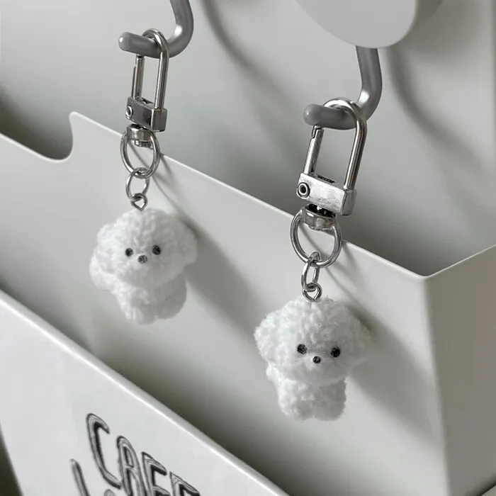 뽀글 비숑 키링 2type 폰 악세사리 백참 - 감도 깊은 취향 셀렉트샵 29CM