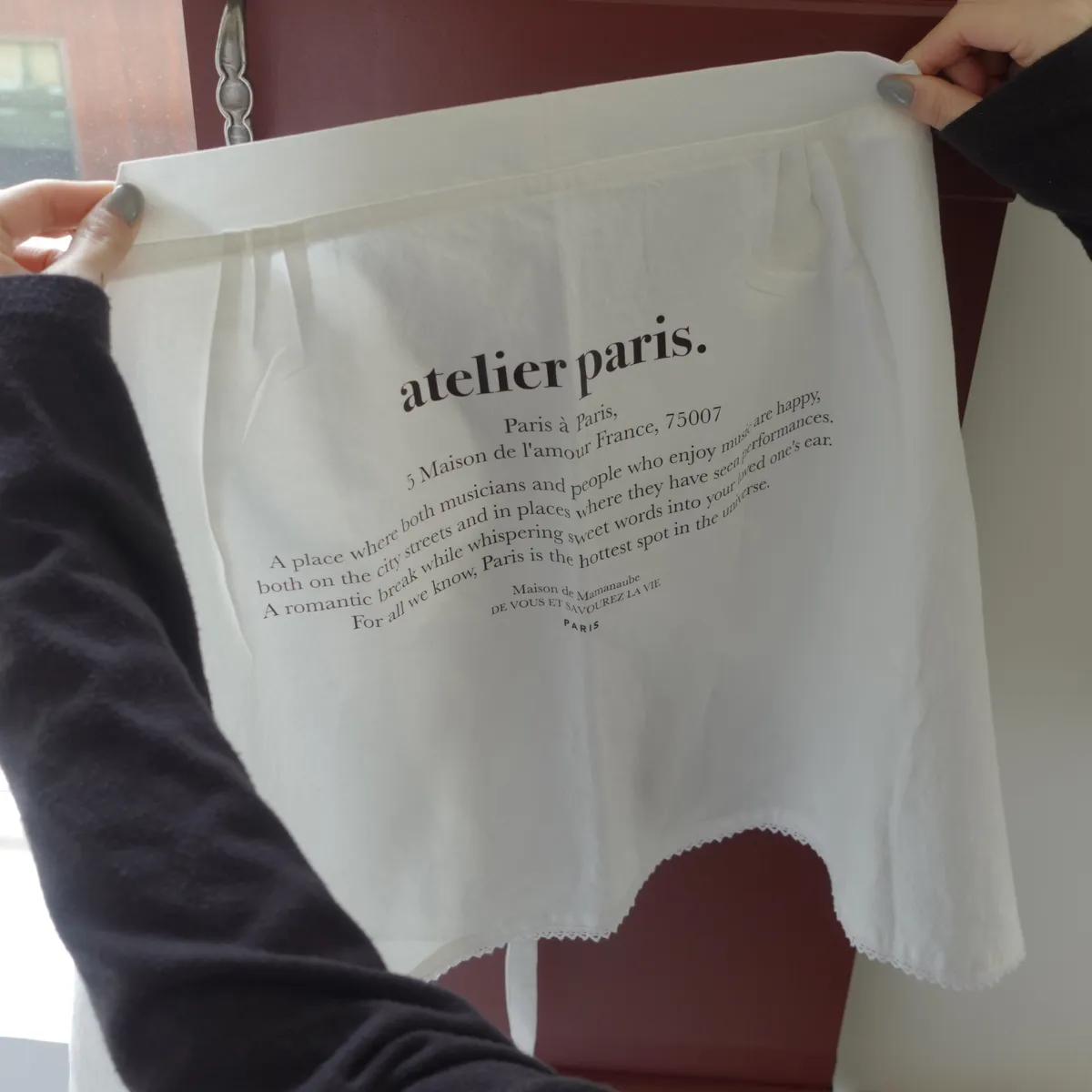 레터링 앞치마 (2type) - 감도 깊은 취향 셀렉트샵 29CM