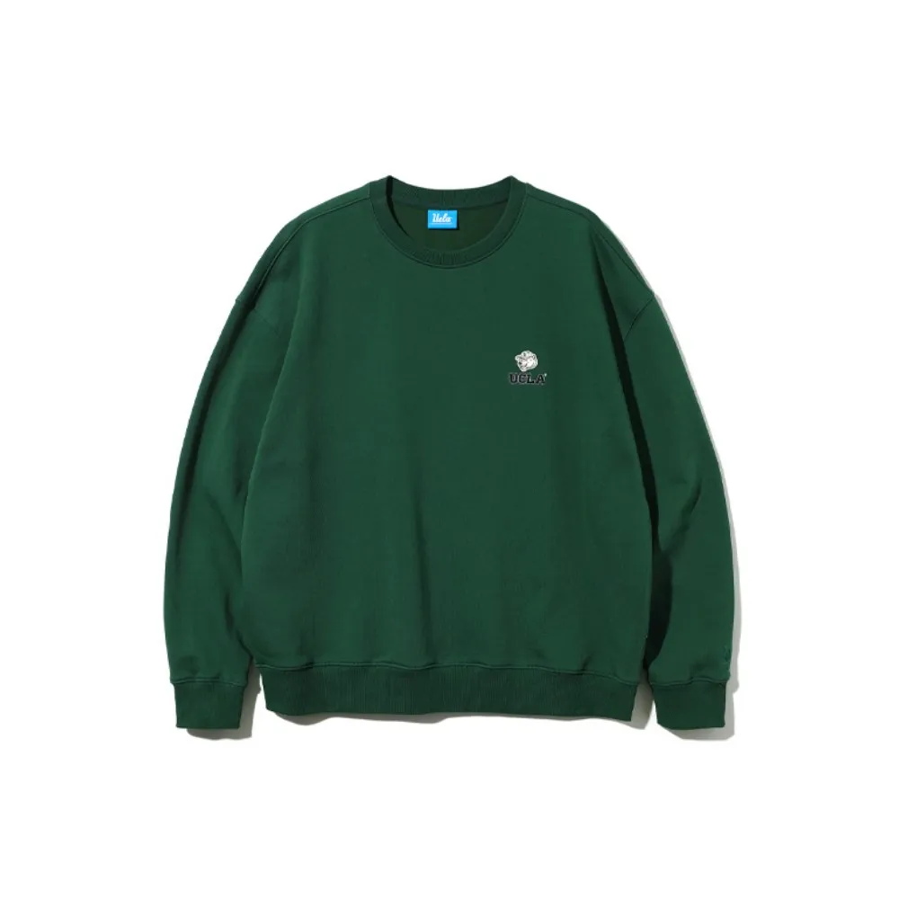UCLA 베어 오버핏 맨투맨[DK-GREEN](UA9LT82_68) - 감도 깊은 취향 셀렉트샵 29CM