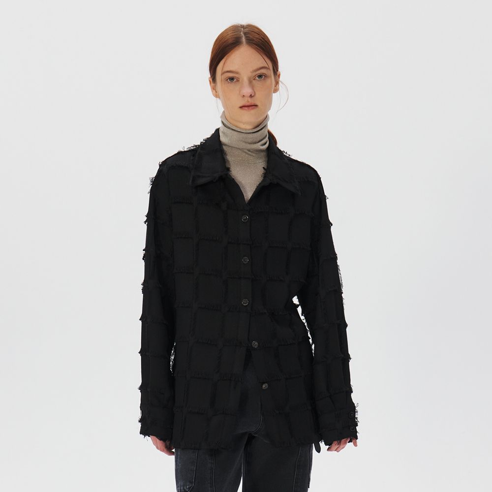 Relaxed Fit String Shirt, Black - 감도 깊은 취향 셀렉트샵 29CM