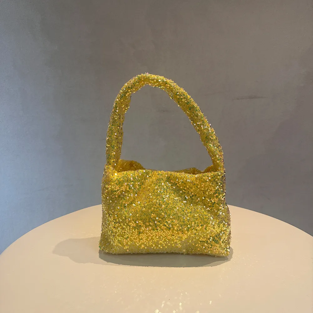 Spangle poki bag _ yellow - 감도 깊은 취향 셀렉트샵 29CM