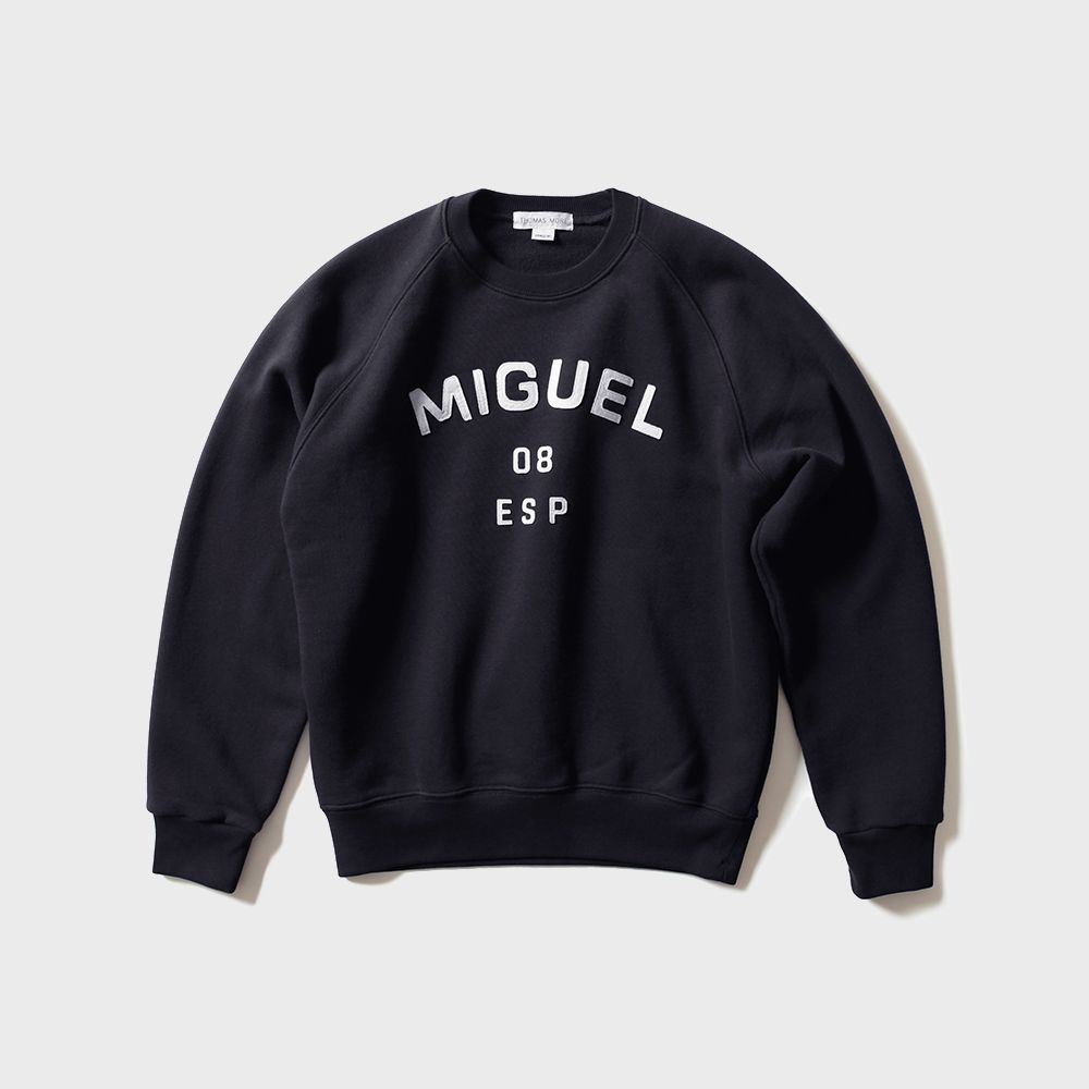 TF1-TS02 사커 펠트 스웻 라운드 - 차콜네이비 - 감도 깊은 취향 셀렉트샵 29CM