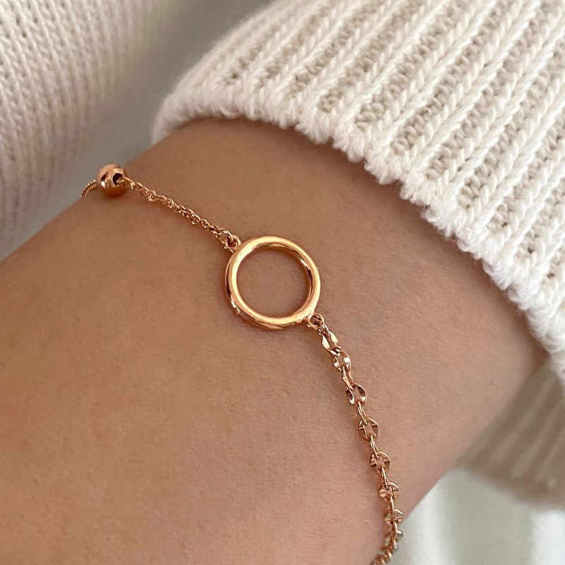 14K 18K 미들 라운드 투 타입 체인 팔찌 - 감도 깊은 취향 셀렉트샵 29CM