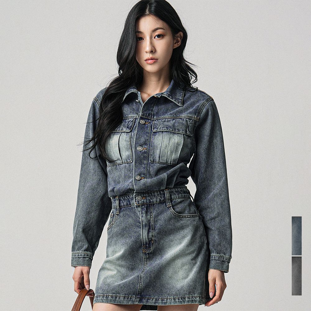 Brush Denim Mini Dress - 2COL - 감도 깊은 취향 셀렉트샵 29CM