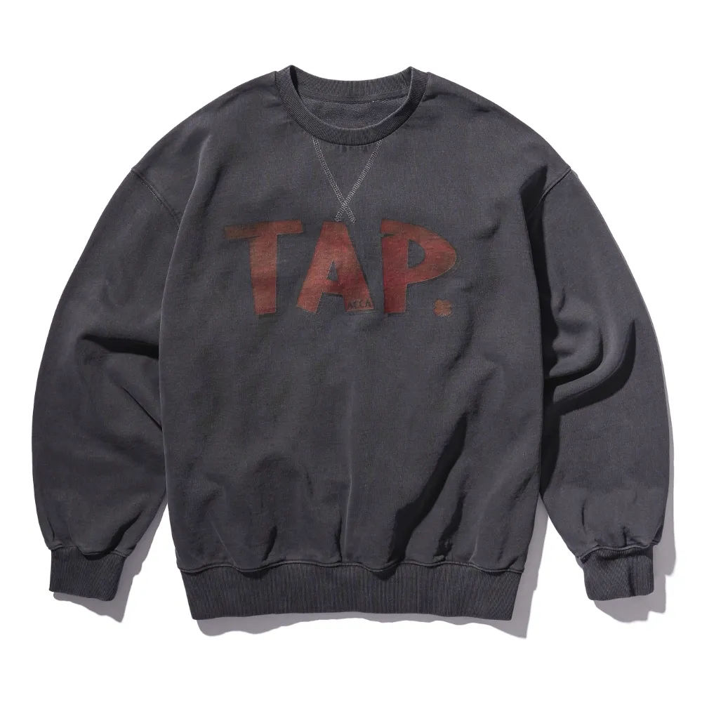 VINTAGE TAP LOGO SWEAT SHIRTS-WASHED CHARCOAL - 감도 깊은 취향 셀렉트샵 29CM