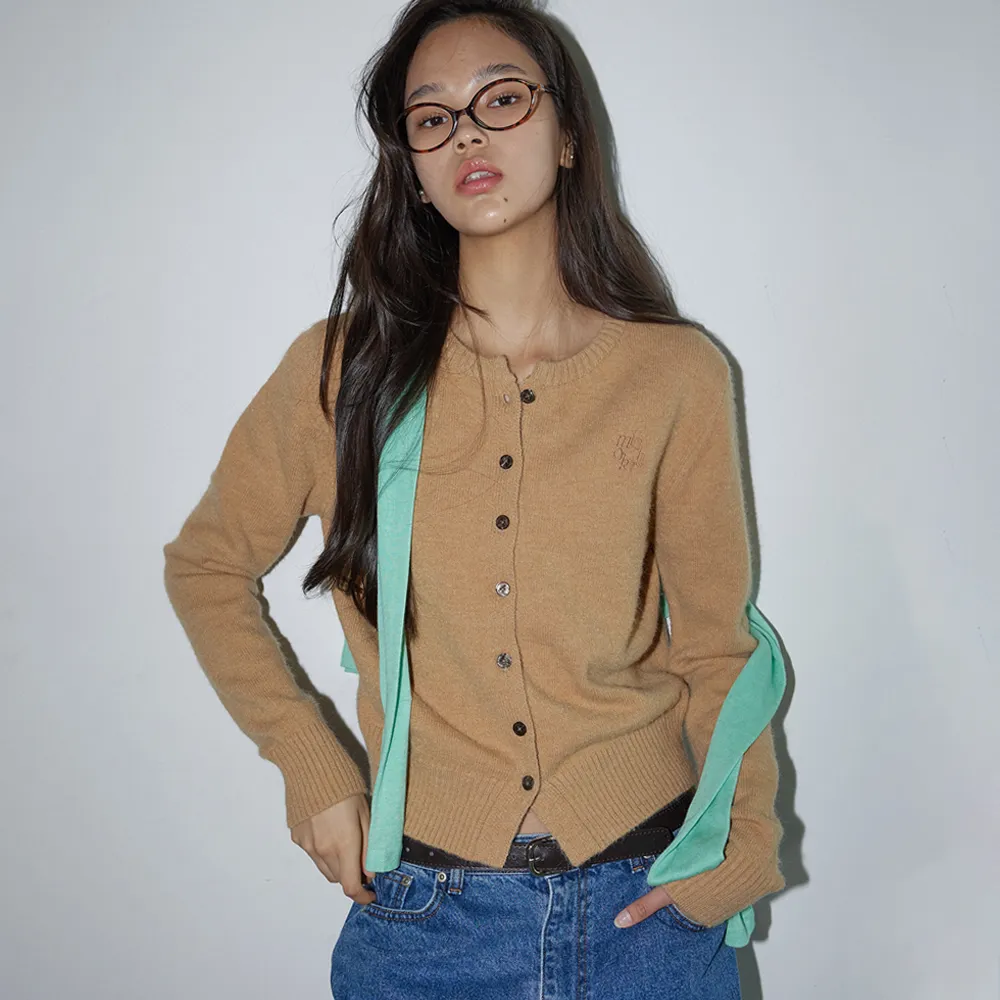 BASIC WOOL KNIT CARDIGAN WARM BEIGE - 감도 깊은 취향 셀렉트샵 29CM