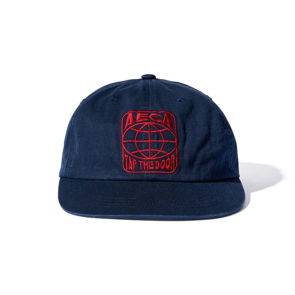 AECA WORLD WIDE FLAT BRIM CAP-NAVY - 감도 깊은 취향 셀렉트샵 29CM