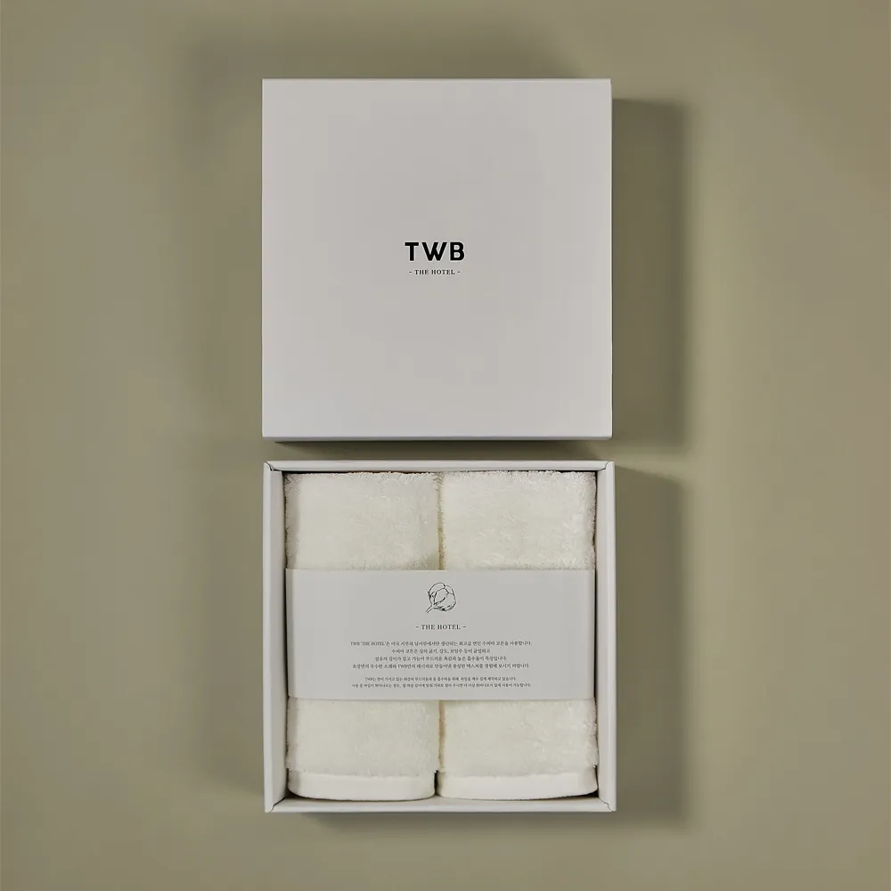 [기프트박스]THE HOTEL HAND TOWEL 4P SET (SUPIMA) - 감도 깊은 취향 셀렉트샵 29CM