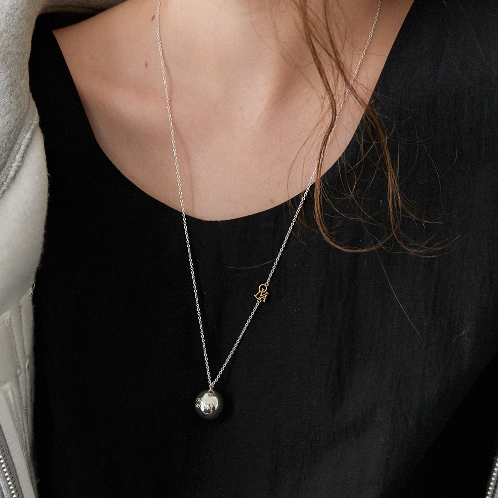 combi bold ball necklace_silver - 감도 깊은 취향 셀렉트샵 29CM