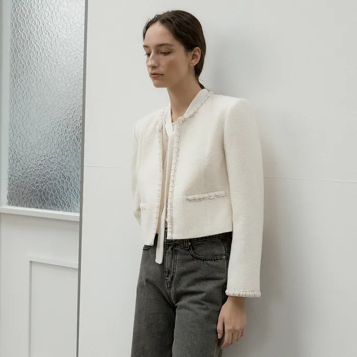 TRIMMING TWEED JK_2COLOR - 감도 깊은 취향 셀렉트샵 29CM